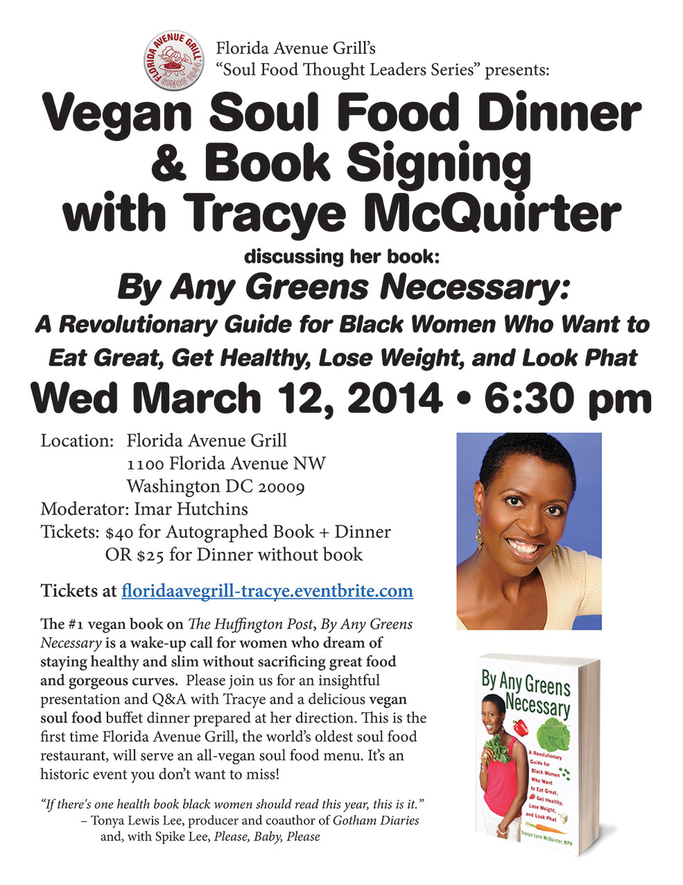 Florida Avenue Grill - Upcoming Events